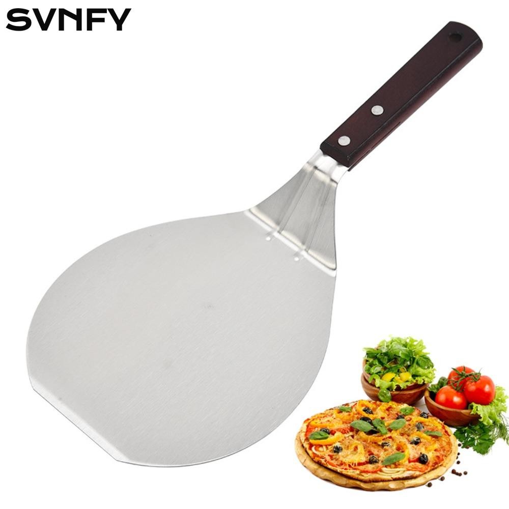 SVNFY Pizza Shovel, with Wood Handle Non-Stick Pizza Peel, Durable ...