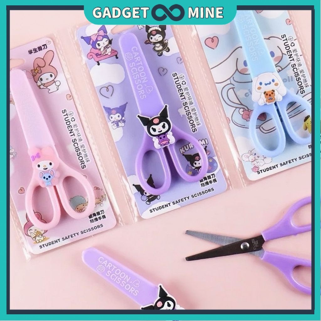 Kuromi Melody Cinnamoroll Kids Art Scissors/Cartoon Student School ...