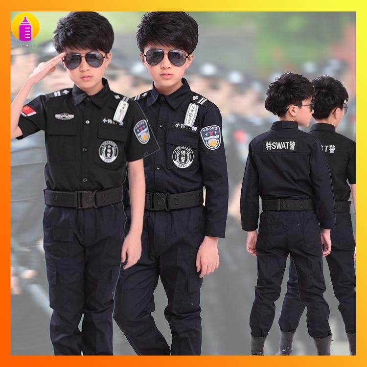 kids costume occupation baju polis kanak kanak Children's black cat ...