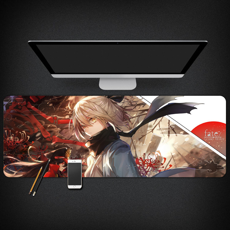 [70 * 30cm] FATE Night FATE Anime Peripheral Mouse Pad saber Joan of ...