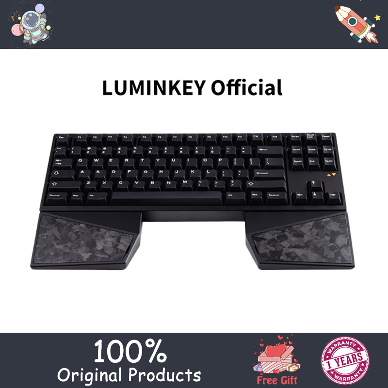 LUMINKEY ST keyboard hand rest: metal forged carbon fiber hand rest ...