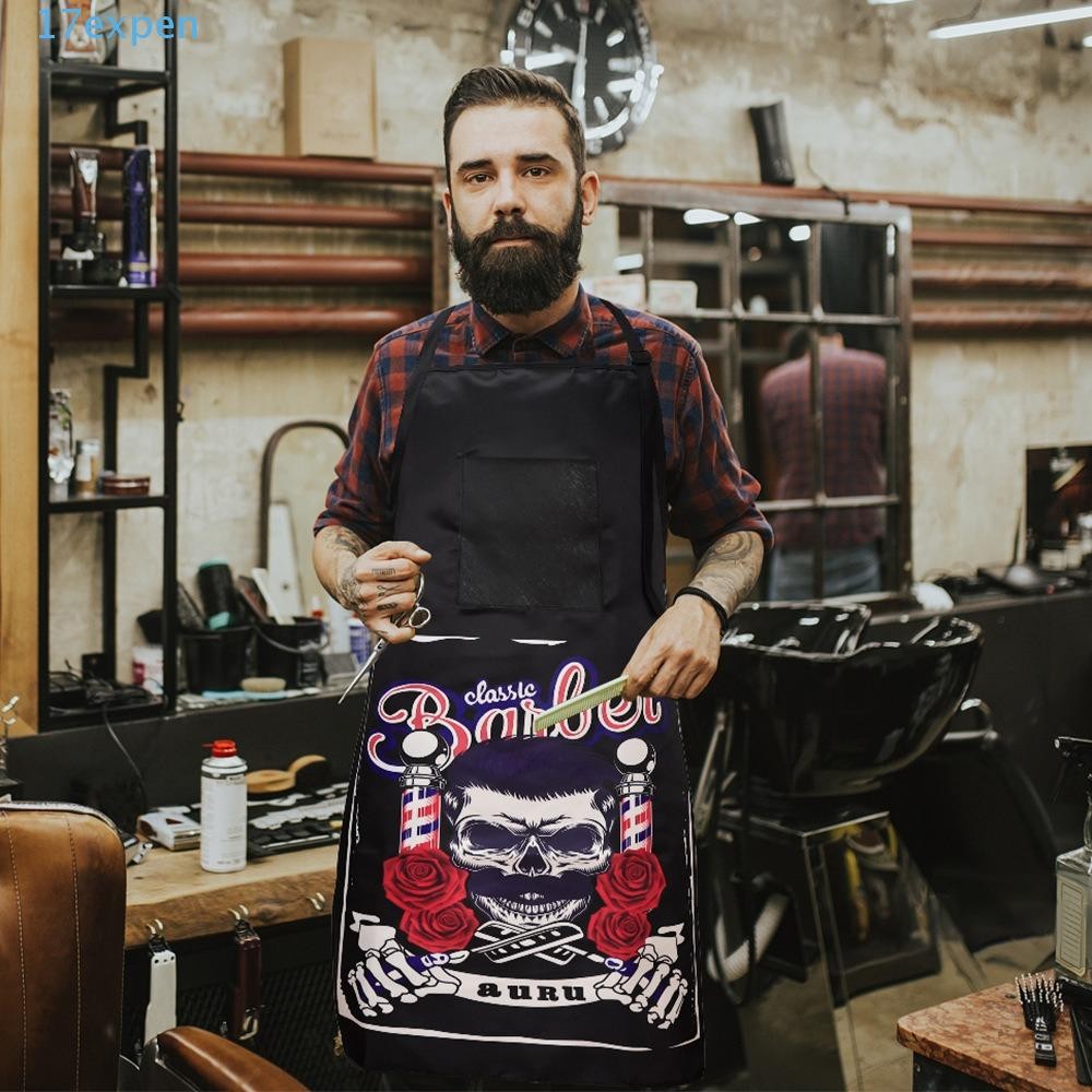 EXPEN Barbershop Hairdressing Apron, Antistatic Waterproof Hairdresser ...