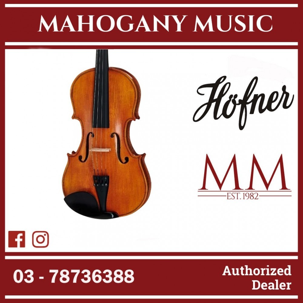 Hofner AS045 Solid Spruce Top Violin with Case - Size 1/4 , 1/2 , 4/4 ...