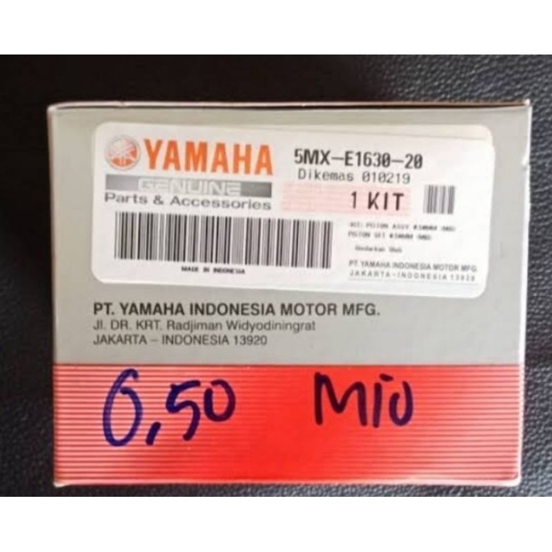 Piston KIT SECHER MIO SPORTY, PISTON KIT ASSY 0,50 MM M/0 /5MX-E1630-20 original yamaha genuine ...