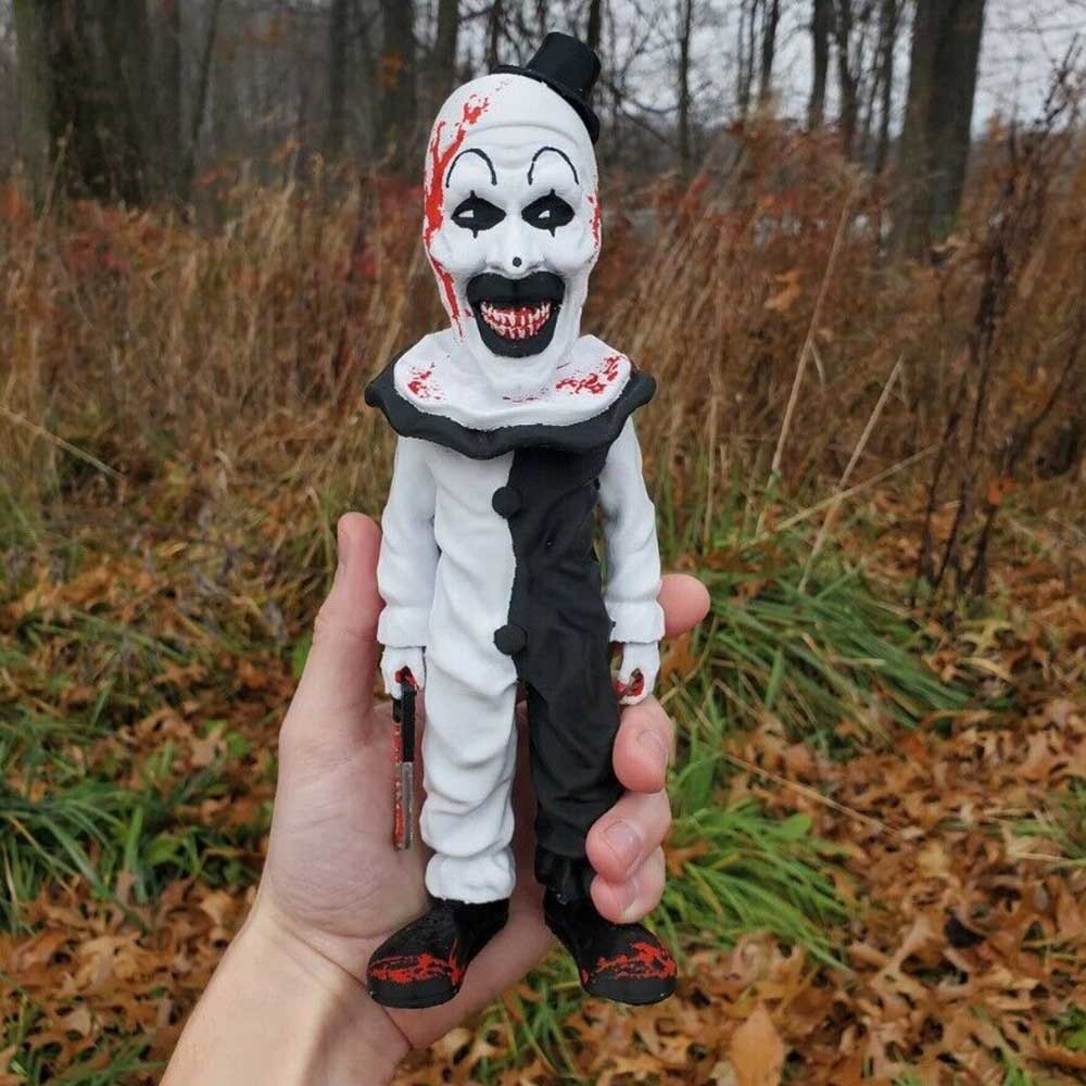 Halloween Terrifier Clown Statue Creepy Horror Movie Figure Creepy ...