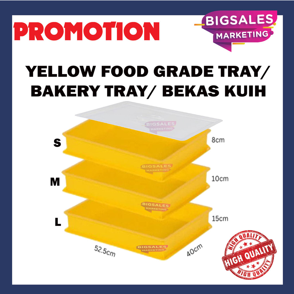BIGSALES Stackable Plastic Food Grade Tray / Bread,Cake,Bakery Tray ...