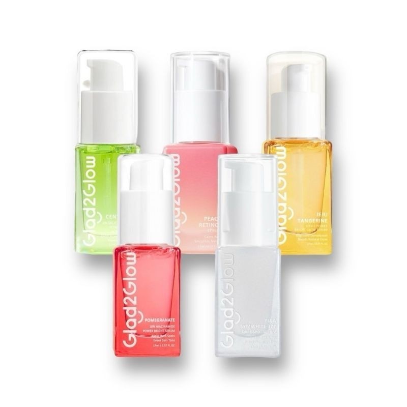 Glad2Glow G2g Serum Series Pomegranate Peach Retinol Jeju Tangerine ...