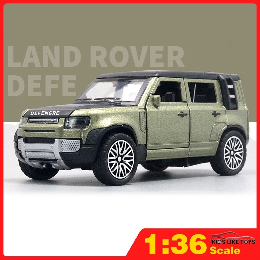 Car model decoration Land Rover Defender 1:36 scale children's gift ...