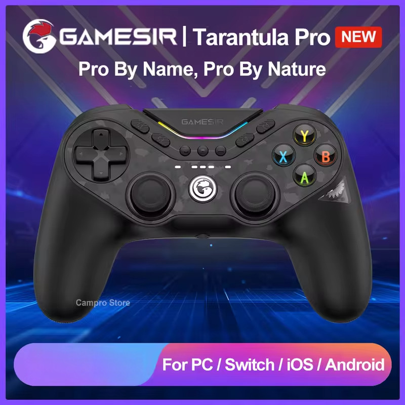 GameSir Tarantula Pro Controller for Nintendo Switch PC Steam Android iOS with Hall Micro Switch ...