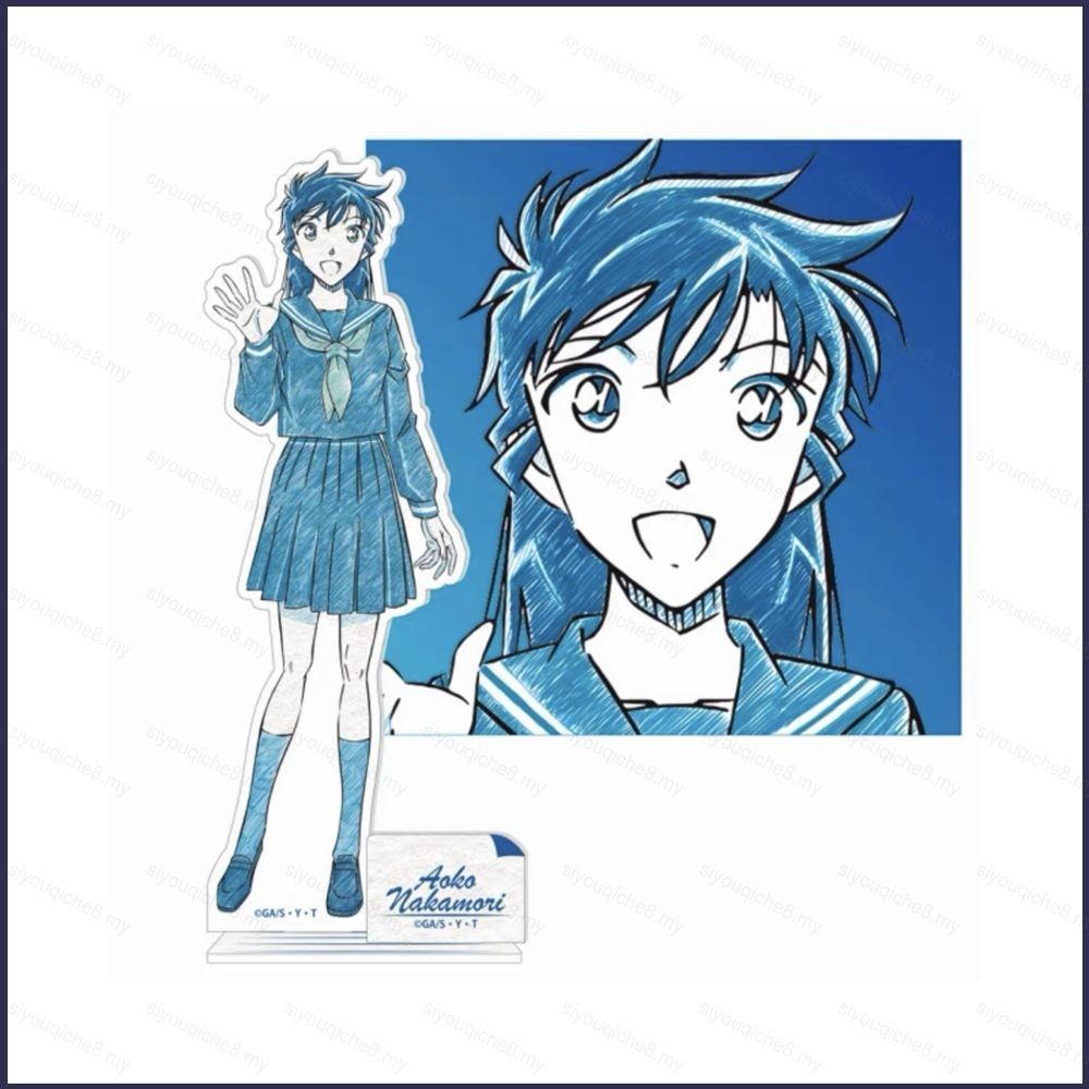 Detective Conan Watercolor pencil drawing Mouri Ran Kuroba Kaito Acryl ...