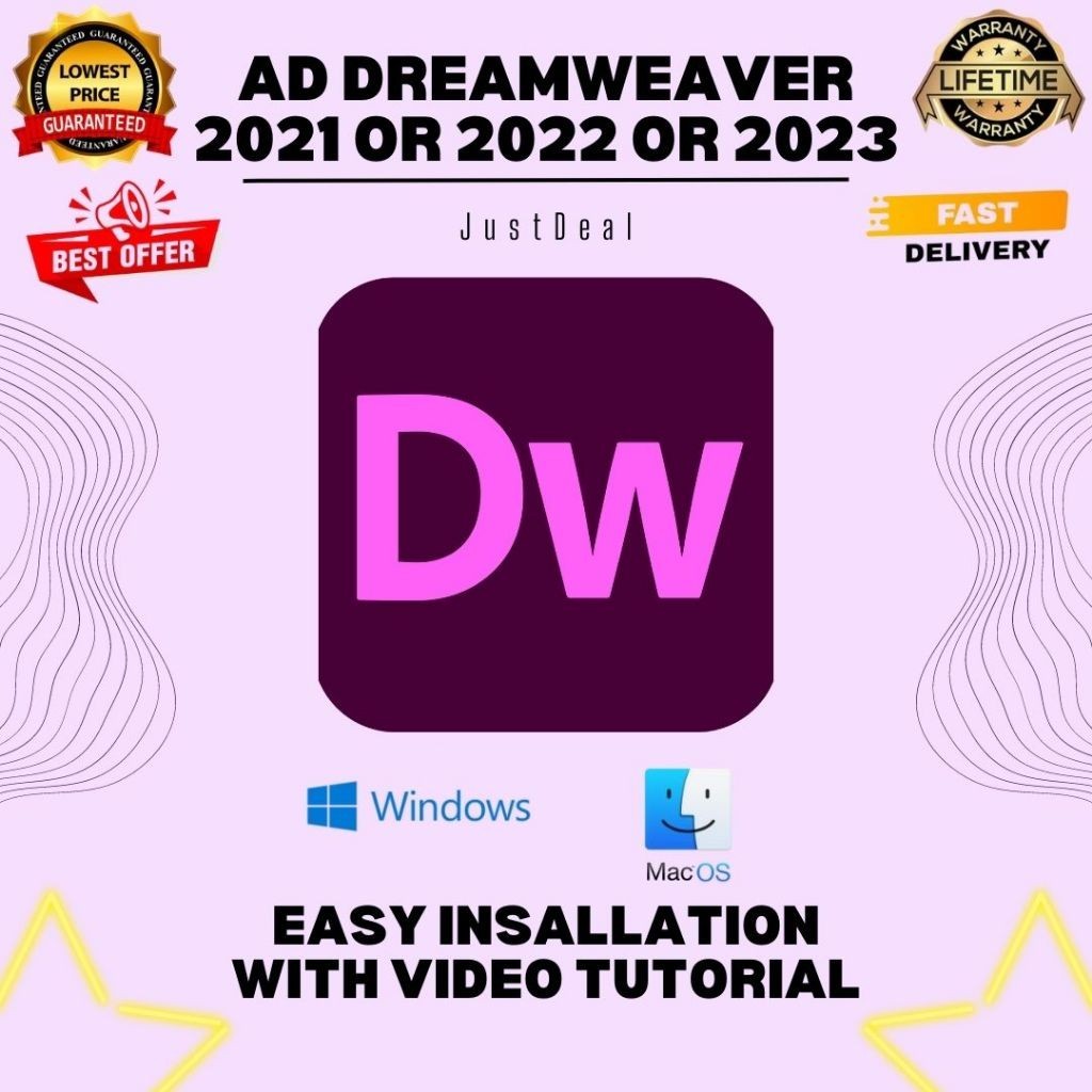 Latest Dreamweaver Version 2022/2023/2024 | Shopee Malaysia