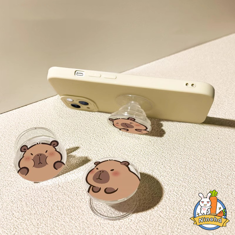 All Cute Cartoon Animals Capybara Airbag Utility Phone Stand Desktop ...