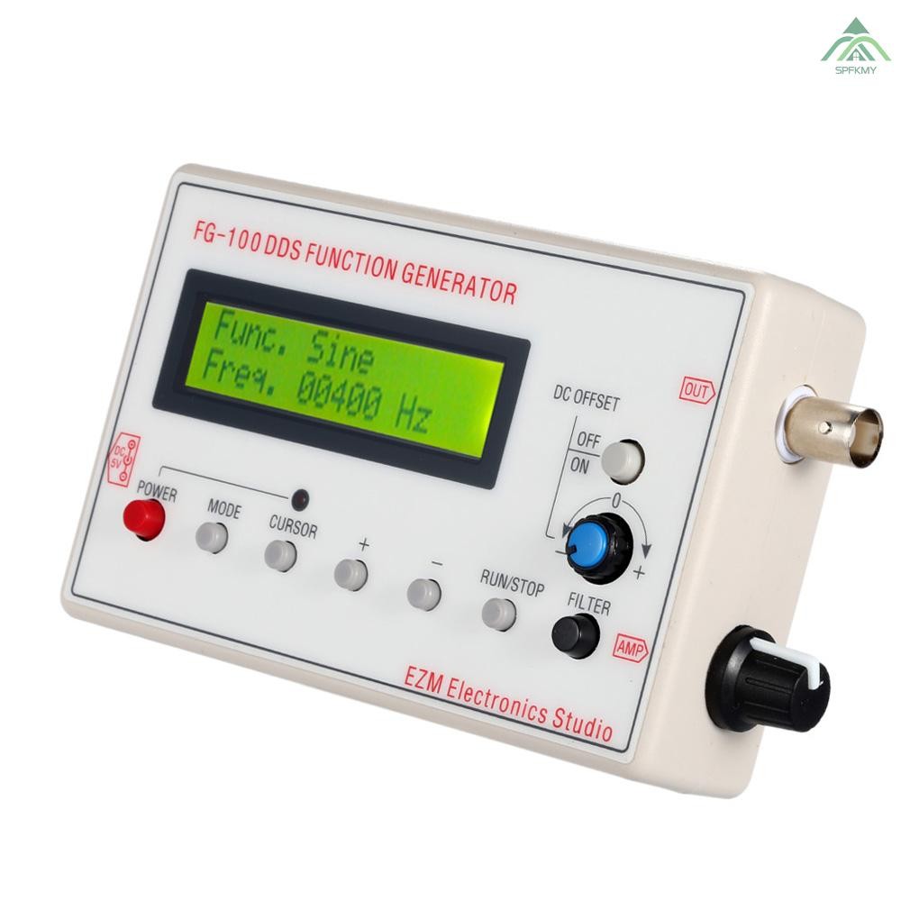 1HZ-500KHZ DDS Functional Signal Generator Sine + Square + Triangle ...