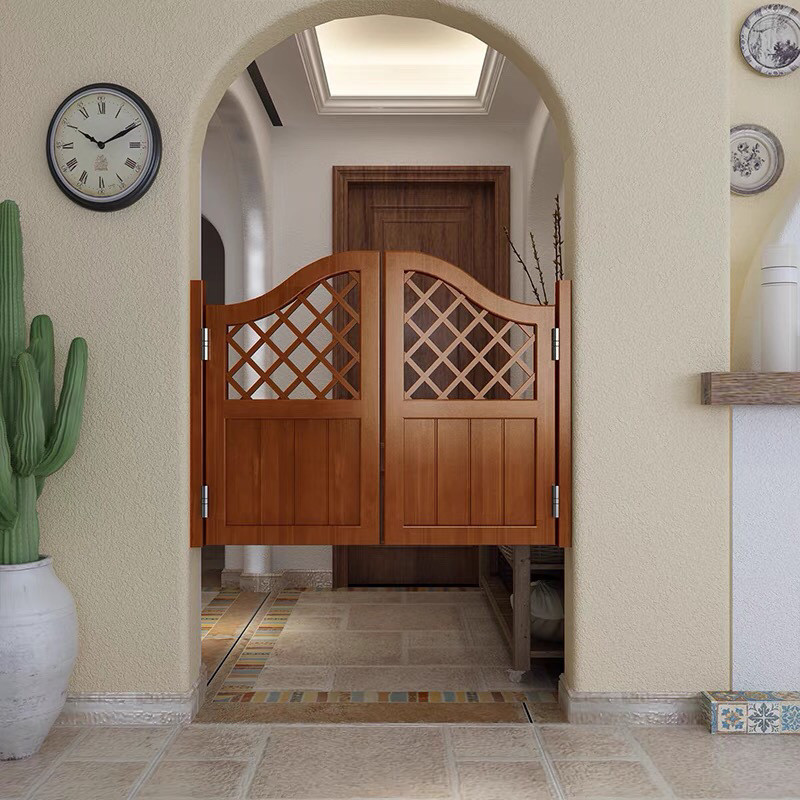Solid Wood Half Waist Door Small Door Partition Door Fence Gate Kitchen ...