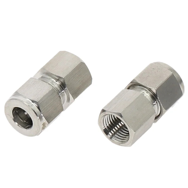 304 Stainless Steel Pipe Connector, 6-12mm OD to 1/8", 1/4", 3/8", 1/2 ...