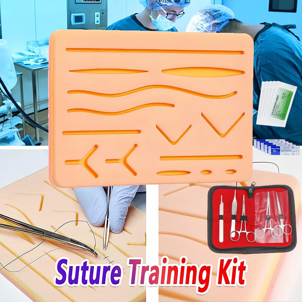 Silicone Skin Model Suture Pad Practice Wound Suture Hecting Medical ...