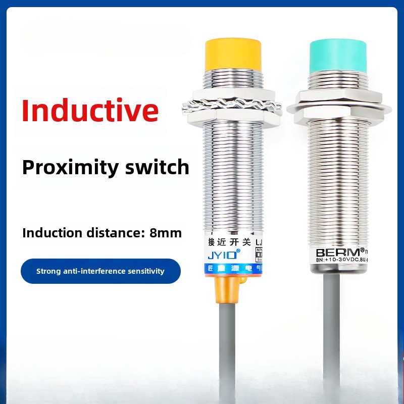 Lj18a3-8-z/bx Metal Inductive Type Proximity Switch DC Two-Wire Three-Wire NPN Normally Open ...