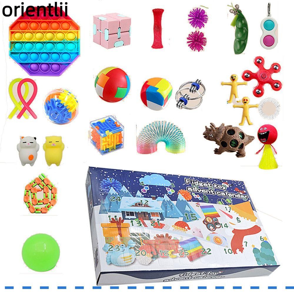 ORIENTLIIY Fidget Advent Calendar Fun Sensory Fidget Toy Pack Pop ...