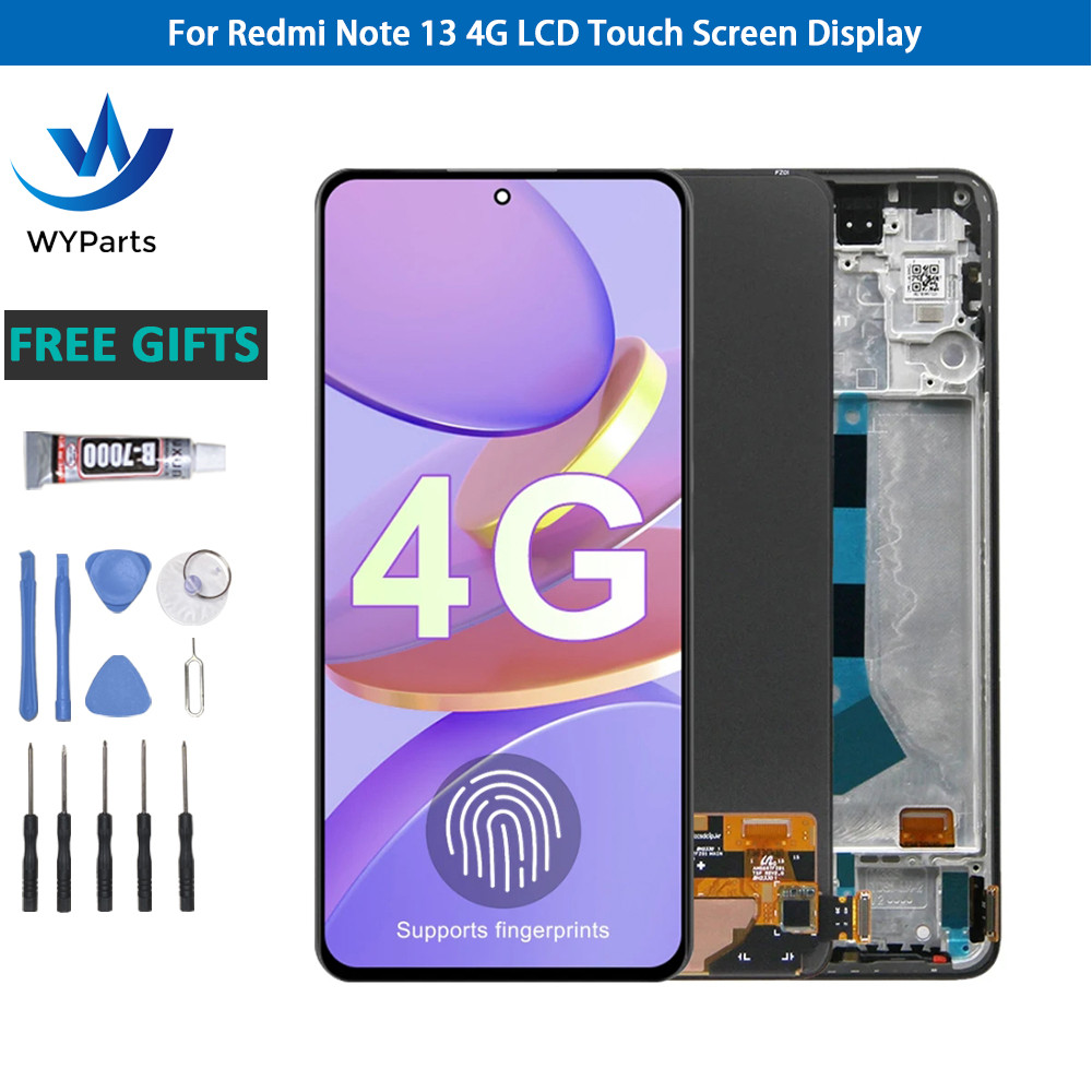 AMOLED for Xiaomi Redmi Note 13 4G 23129RAA4G 23124RA7EO LCD Display ...