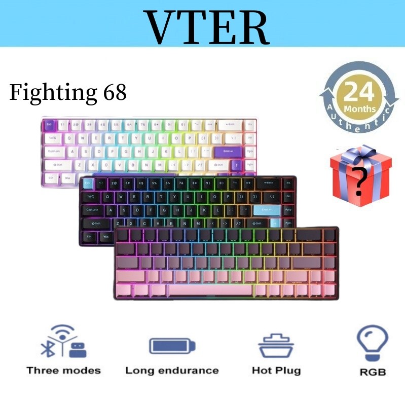 VTER Fighting 68 wired magnetic axis esports mechanical keyboard, 8k ...