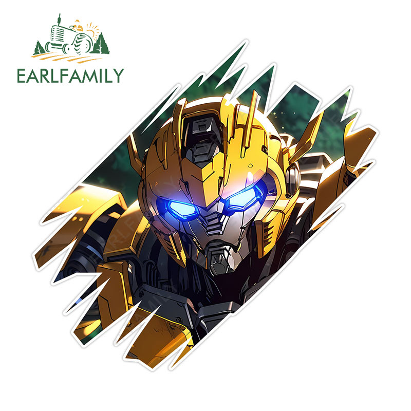 EARLFAMILY 13cm Transformers Cartoon Tear Car Stickers Personality ...