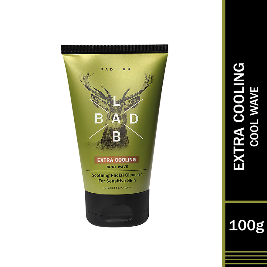 BAD LAB Extra Cooling Cool Wave Soothing Facial Cleanser For Sensitive ...