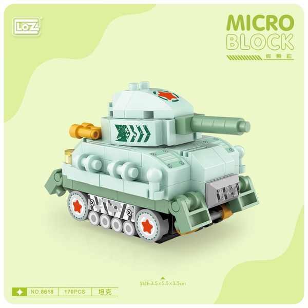 brick lego lego Batu bata Lego membina kereta tangki mini 2024 mainan ...