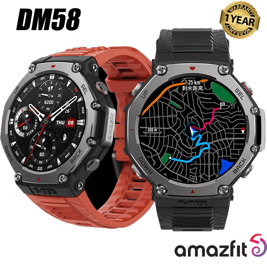 2025 New Rainbuvvy DM58 Drop-resistant GPS Sports Watch 1.43inch AMOLED ...