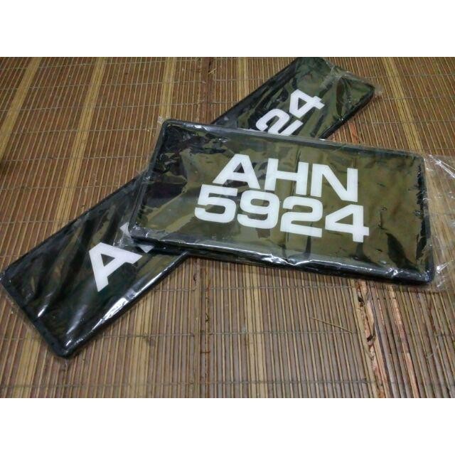Number Plate Kereta 2D Auto Car Plate (Tulisan Tanam) Nombor Plat ...