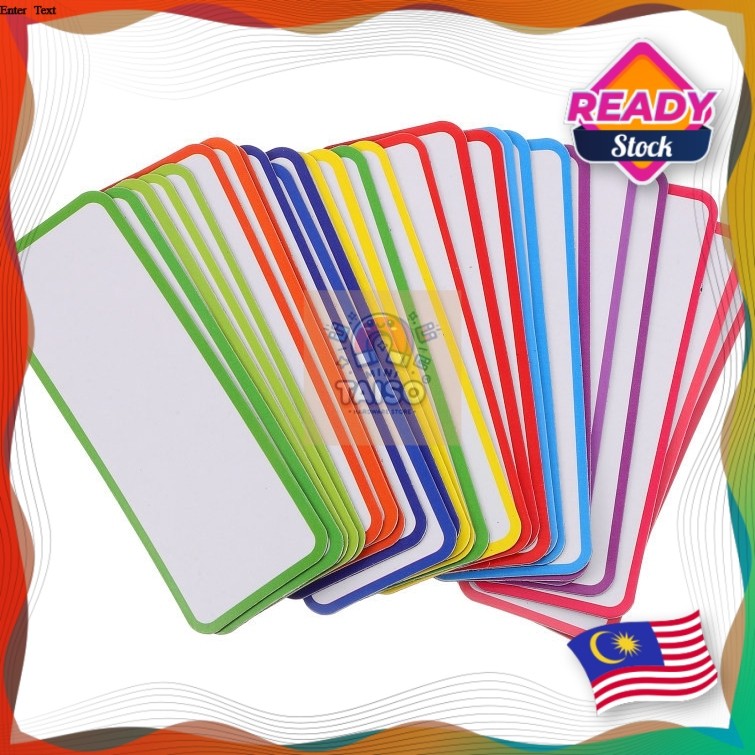 5pcs Random Colour Magnetic Label Whiteboard Stickers Refrigerator ...