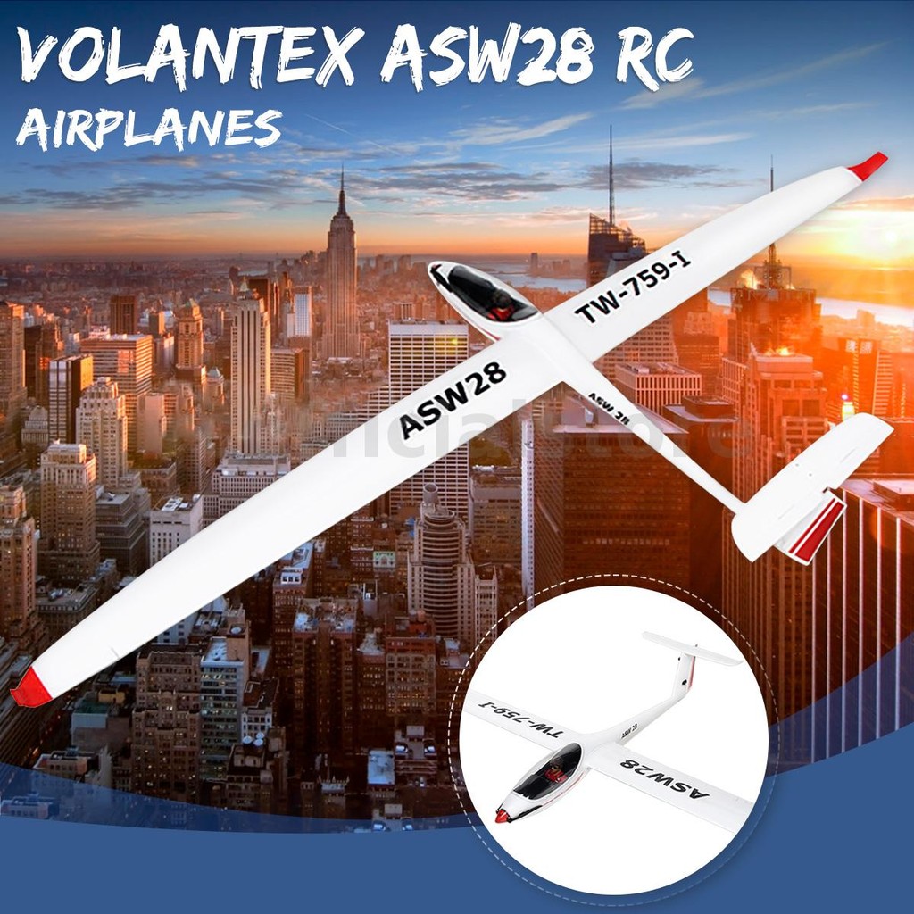 Volantex ASW28 ASW-28 V2 Sloping 2540mm Wingspan EPO RC Sailplane ...