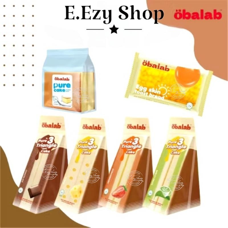 OBALAB CAKE & BREAD TRIANGLE CHEESE/STRAWBERRY/CHOCOLATE/BARLEY LEAVE ...