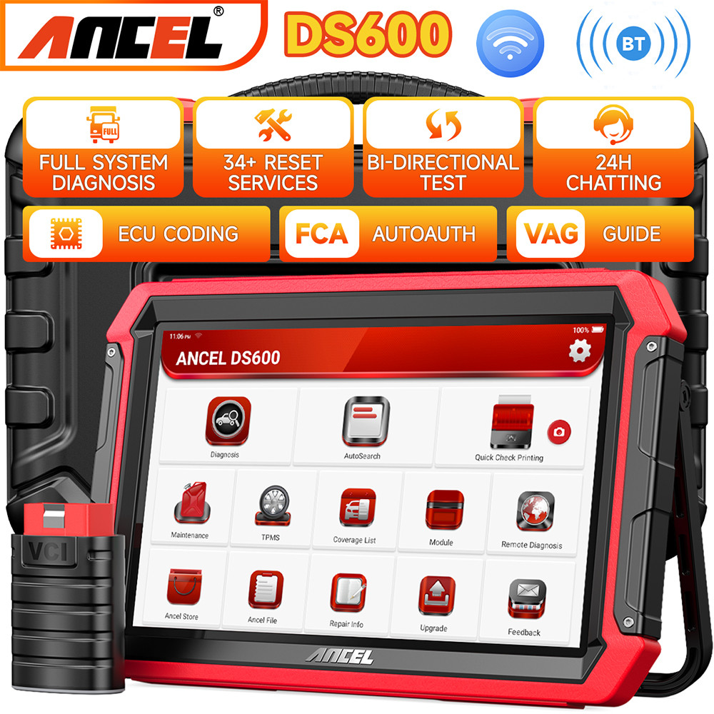 【Ship From Malaysia】ANCEL DS600 Advanced OBD2 Scanner Car Diagnostic ...