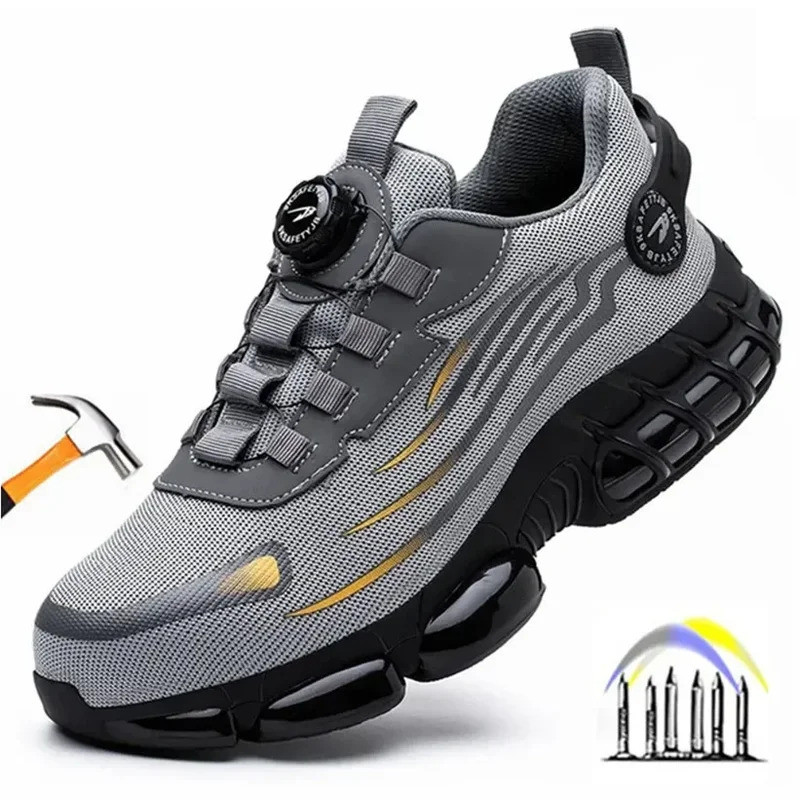 Anti-Slip Boots Man Light Work Shoes Indestructible Safety Shoes ...