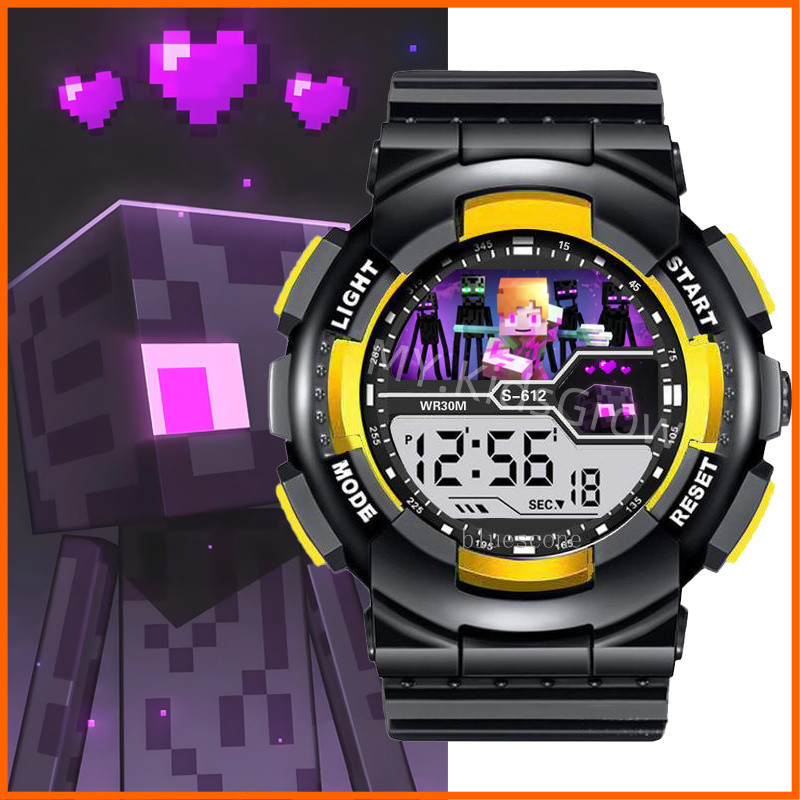 Endor Minecraft Children's Electronic Watch, Colorful Luminous Children ...