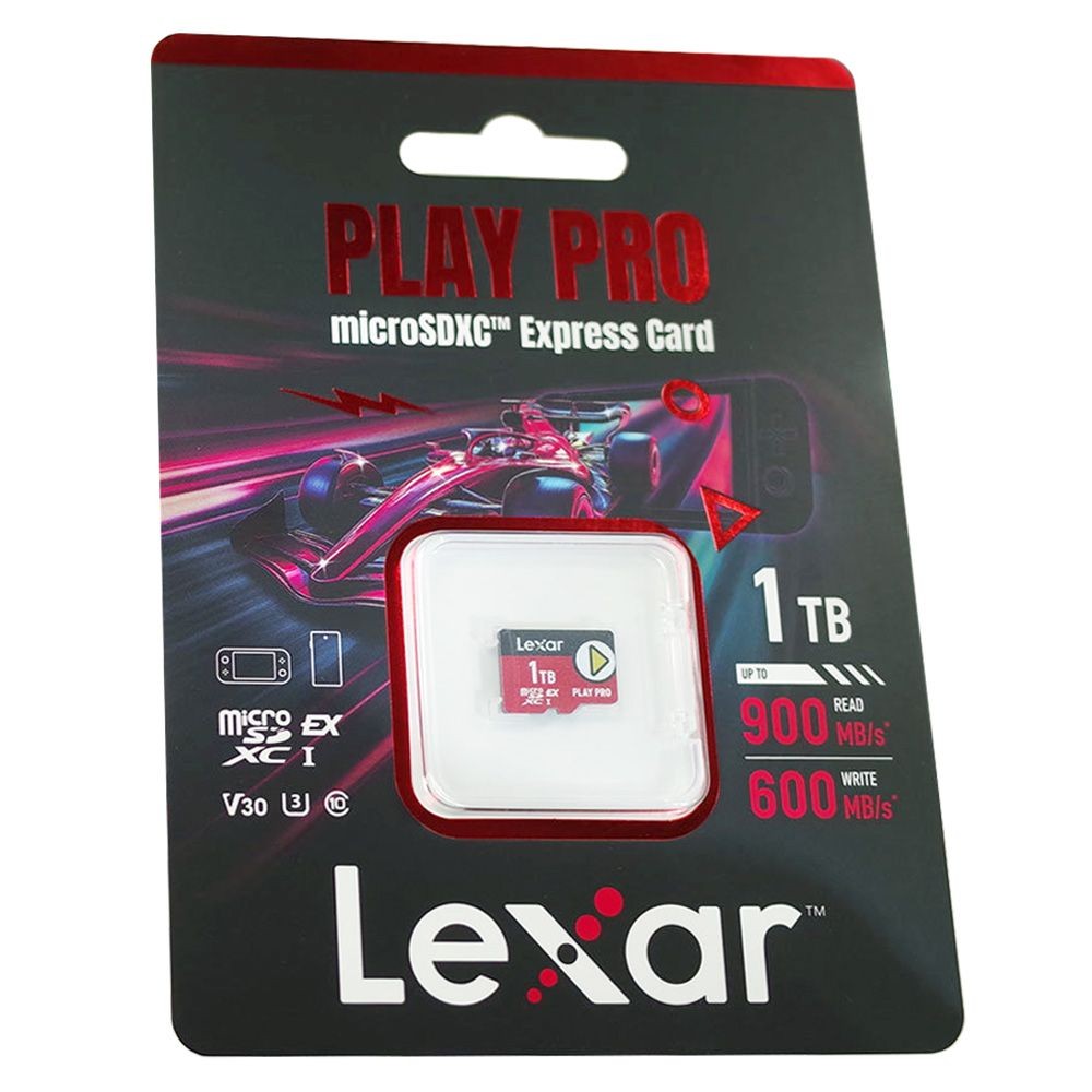Lexar 1TB PLAY PRO microSDXC Express Card (LMSXPS0001T) - R:900MB/s, W ...
