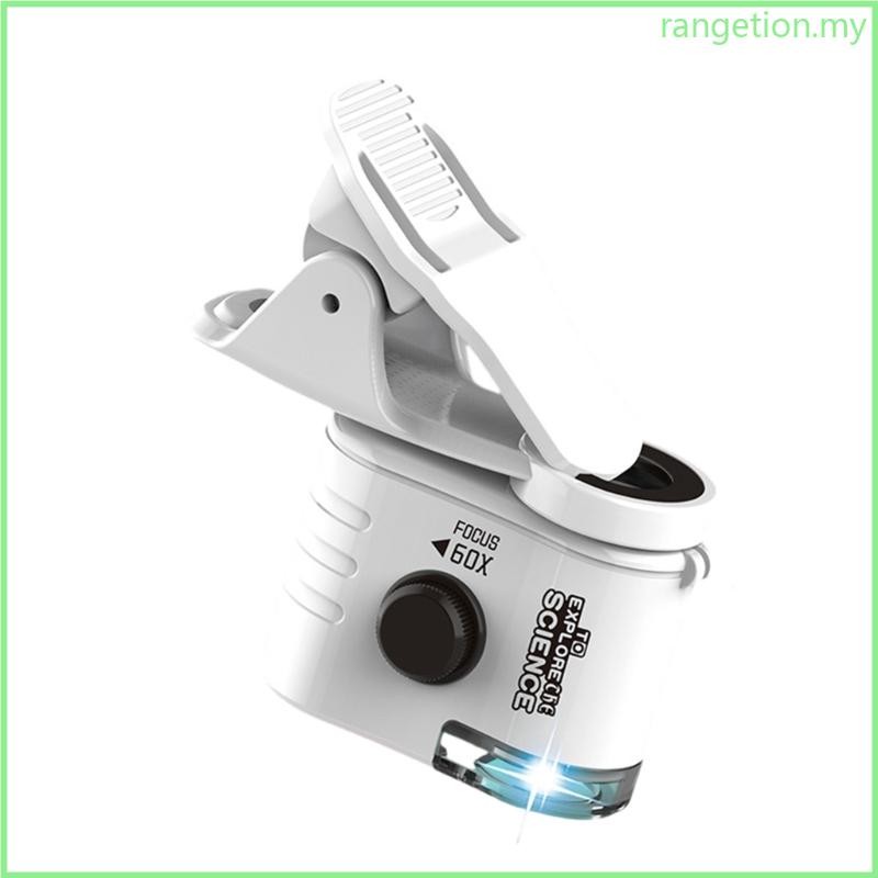 RAN Pocket Phone Microscopes 60X Zoom Clip On Microscopes Magnifier ...