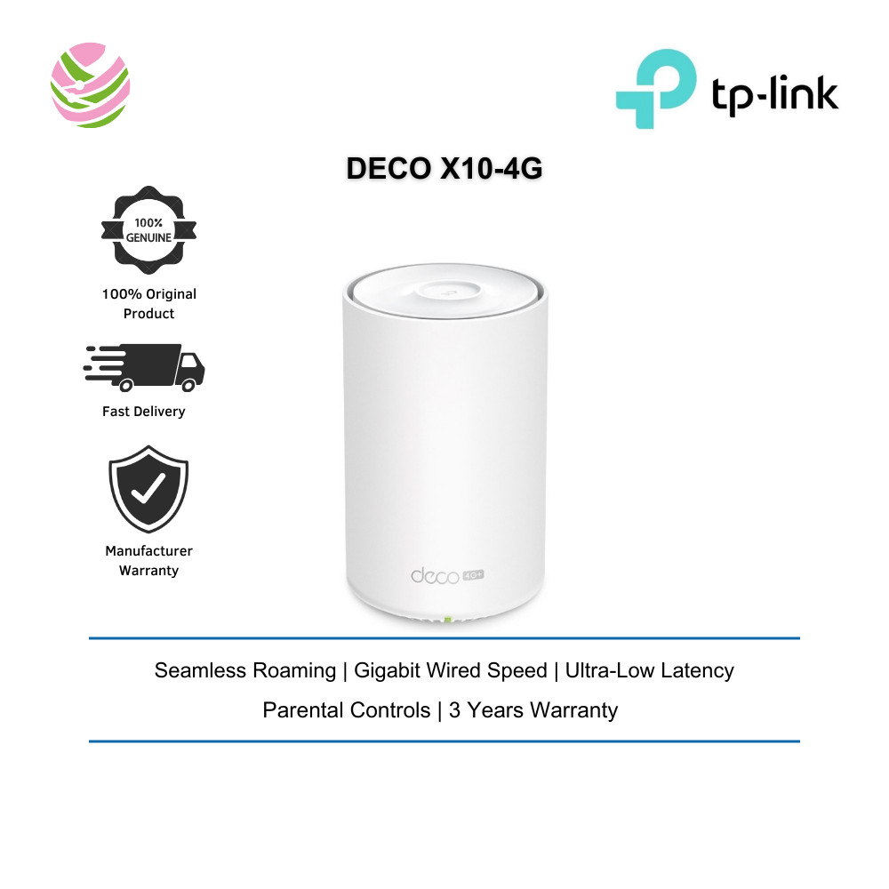TP-Link Routers Deco X10-4G 4G+ AX1500 Whole Home Mesh WiFi 6 Gateway ...