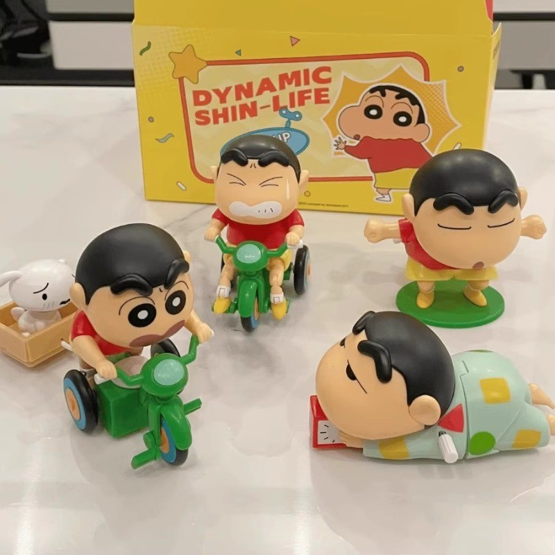 Crayon Shin-Chan Dynamic New Life Series for Movable Wind-Up Clockwork ...