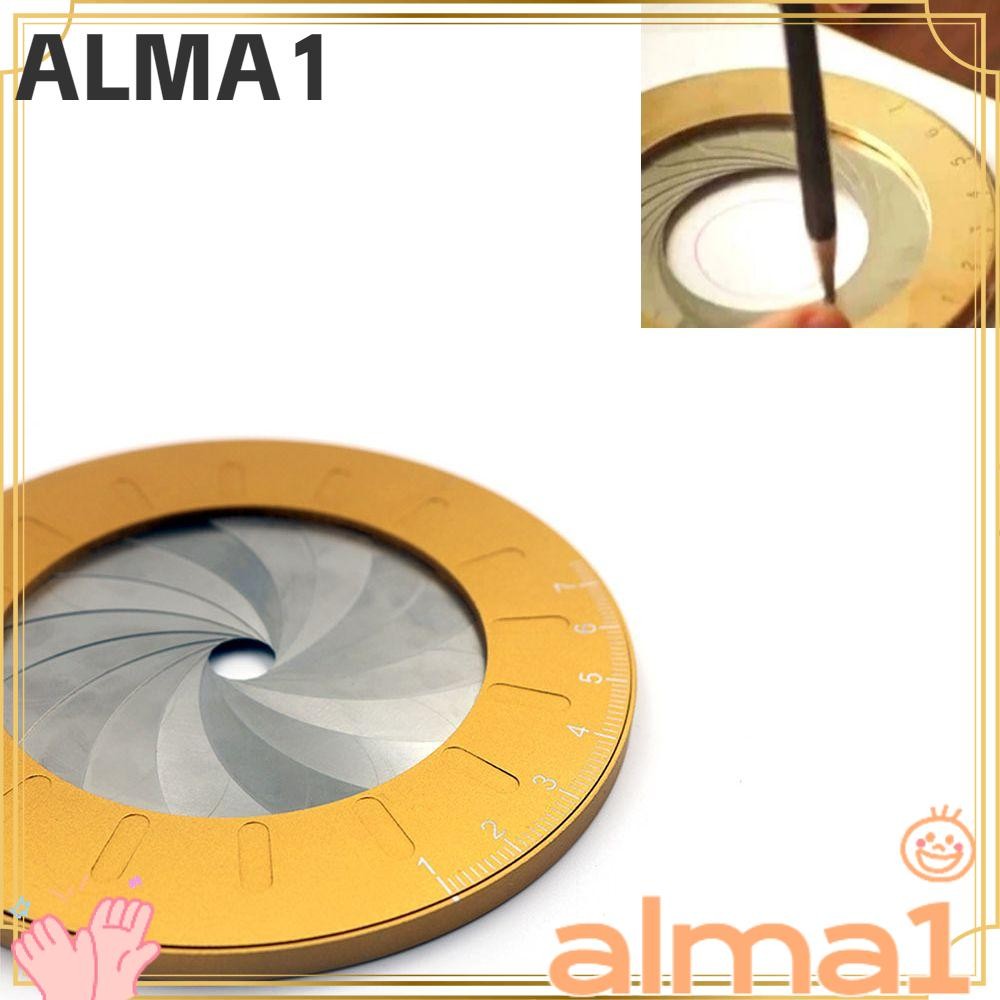 ALA Circle Drawing Ruler, Adjustable Woodworking Tool Measuring Drawing ...