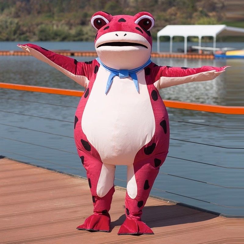 Frog Doll Costume Toad Man Wear Adult Cartoon Stall Inflatable ...