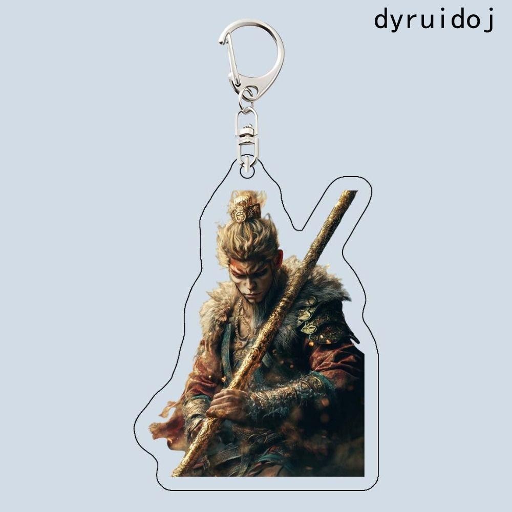 DYRUIDOJ Acrylic Keyring, The Monkey King Black Myth Wukong WuKong ...