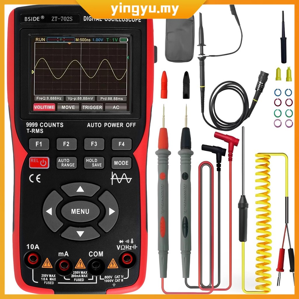 Handheld Oscilloscope Multimeter Digital Oscilloscope 2.8inch Screen ...