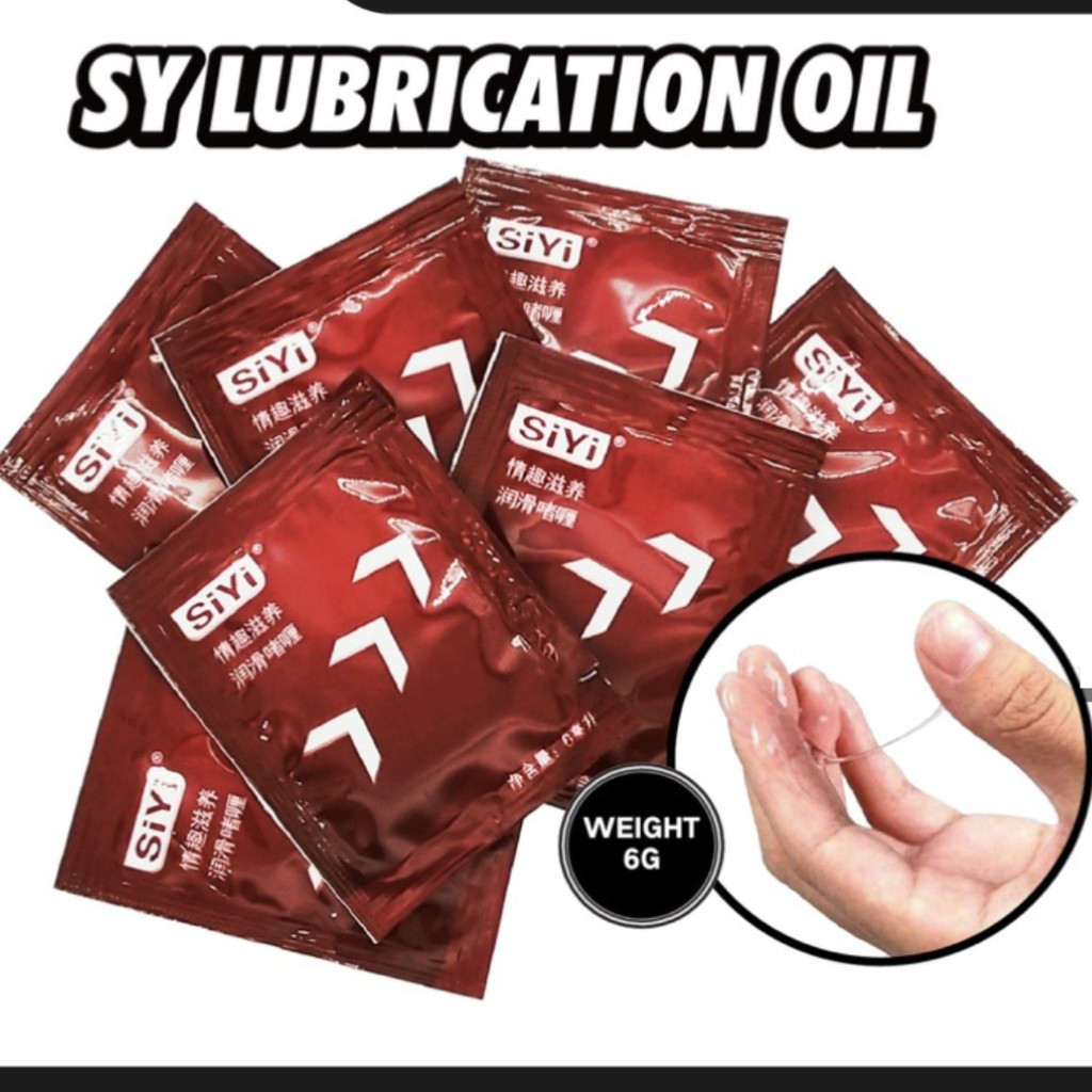 SIYI Jelly Minyak Seks 6g Personal Water Soluble Lubricant Oil Minyak ...