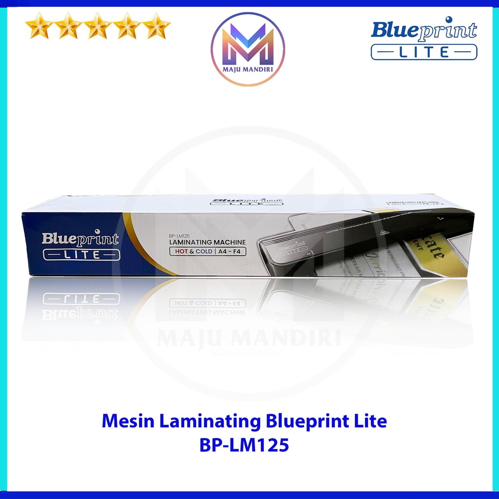 MESIN Blueprint Lite LM125 Hot and Cold A4 F4 Laminating Machine ...