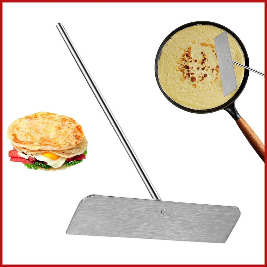 Metal Spatula Stainless Steel Scraper Safe Spatulas Set Detachable Grip ...