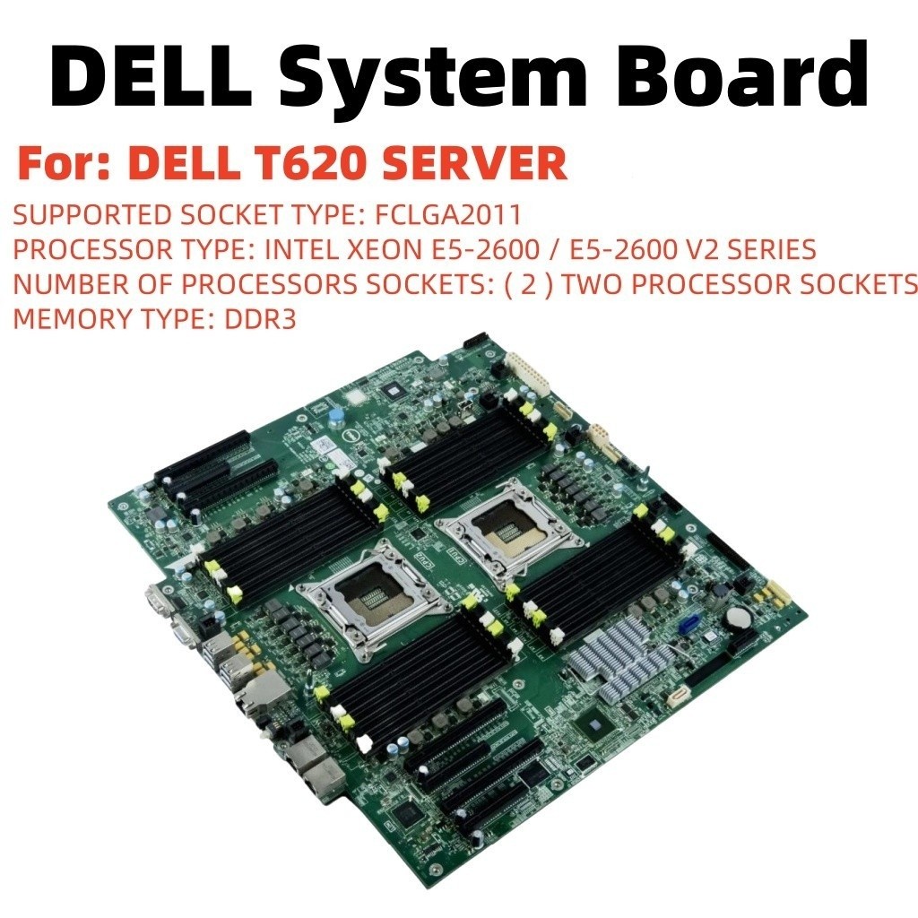 Dell PowerEdge T620 Server Motherboard Socket LGA2011 G1CNH 3GCPM 15CG3 ...