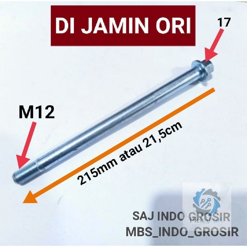 Original Front Wheel Axle Bolt for Honda Scoopy | Shopee Malaysia
