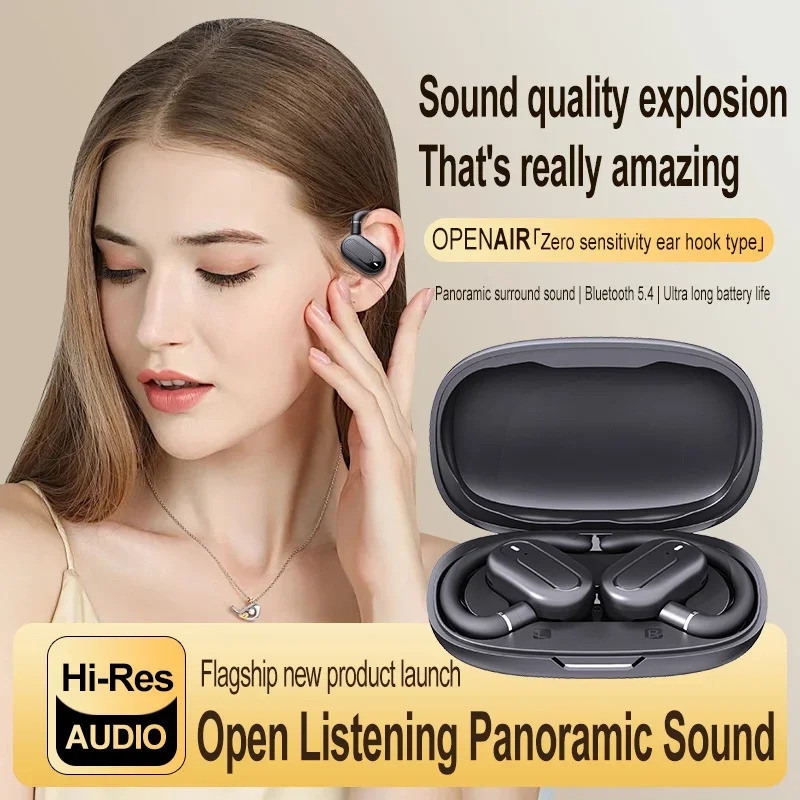 2024 For Shokz Openfit Air Pro Ows Bone Conduction Headphones Open Ear ...