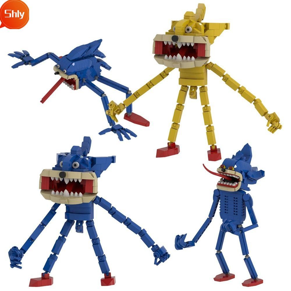 SHLY Sonic Model, DIY Sonic Action Figure, Kawaii Puzzle Assembled ...